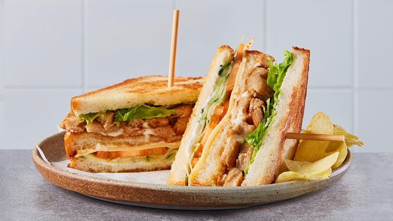 Club sándwich con NoPollo - Receta - UFS