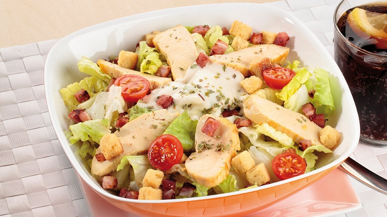 Ensalada César tradicional sin anchoas - Receta - UFS