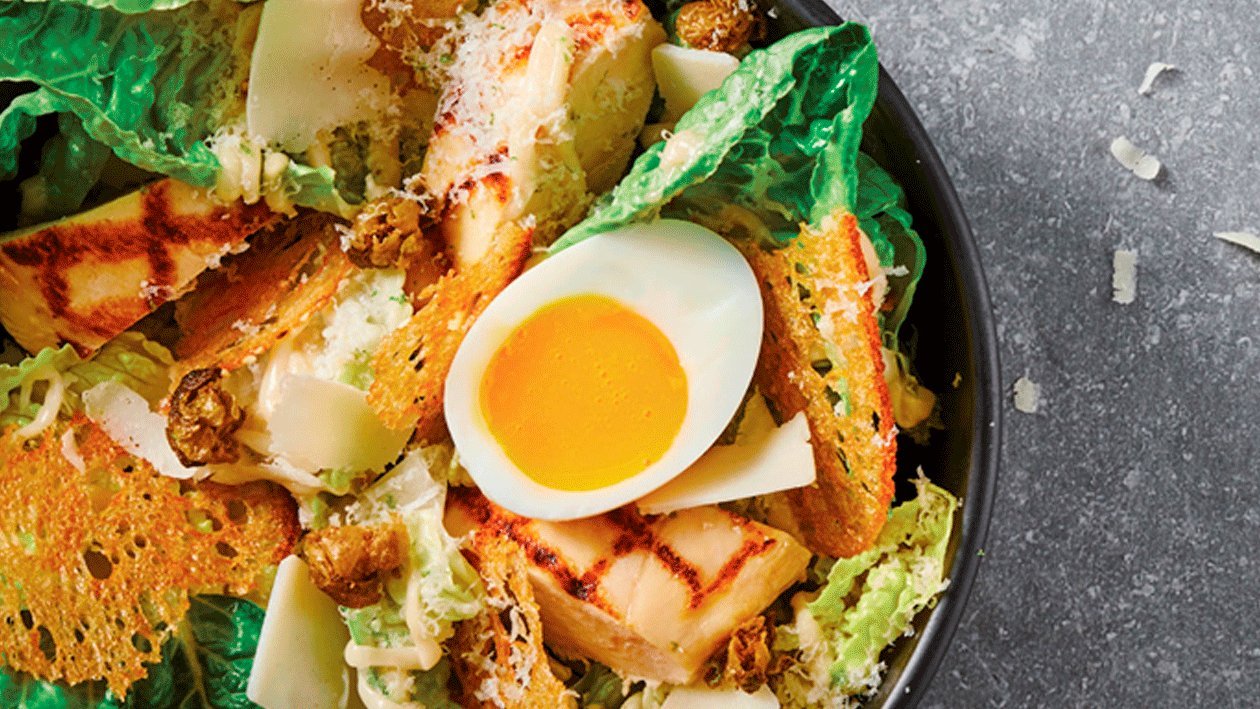 Ensalada César con pollo a la parrilla - Receta - UFS