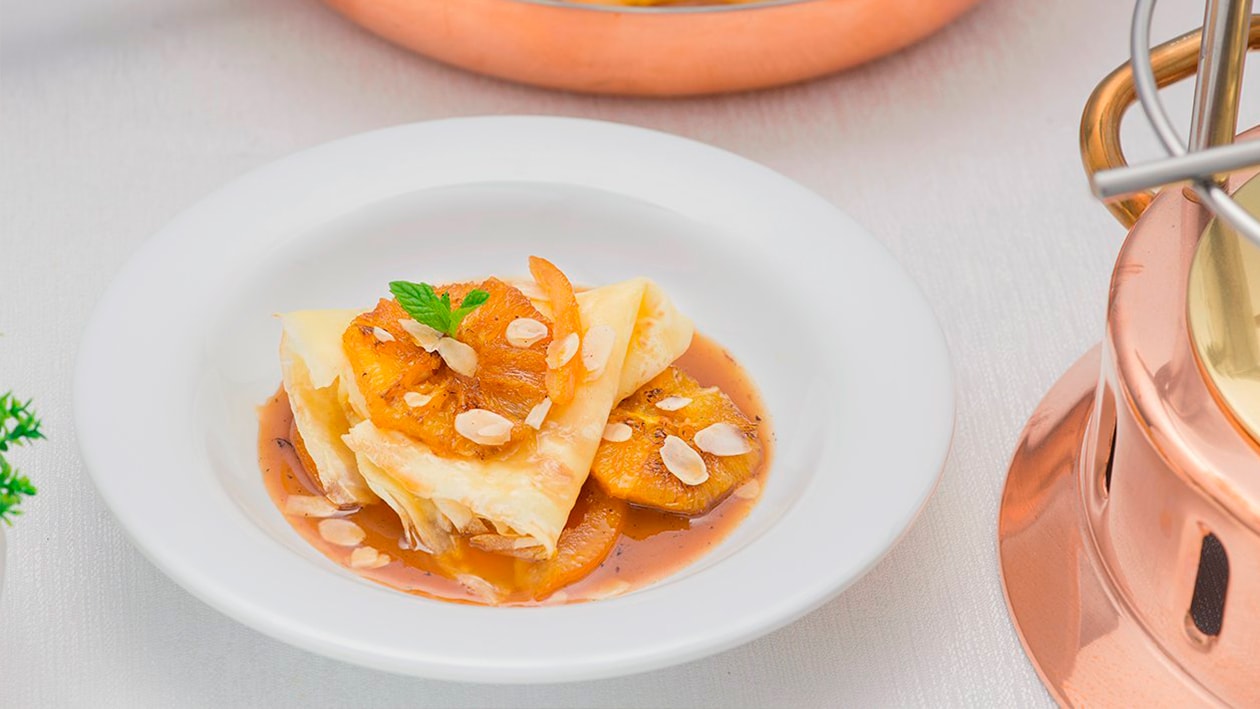 Crêpes sin gluten con salsa de caramelo - Receta UFS - Receta - UFS