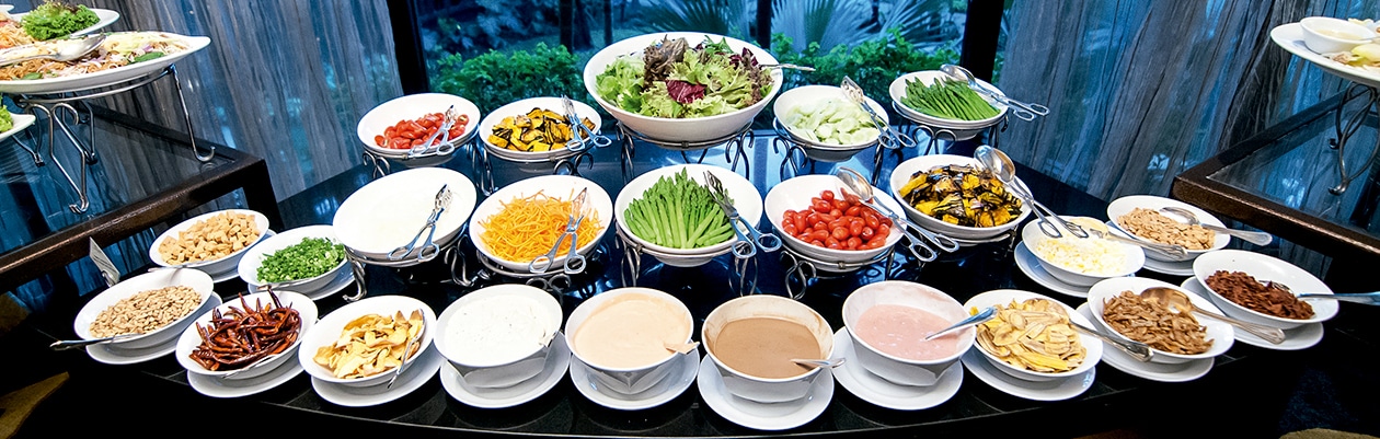 Cómo hacer un buffet de ensaladas