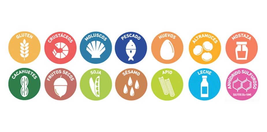 Los 14 alérgenos alimentarios que debes controlar