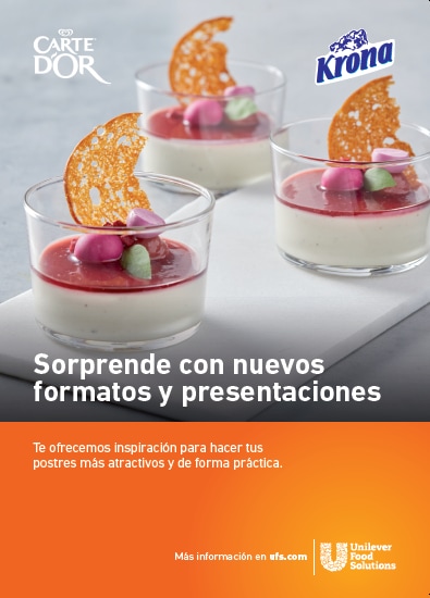 Recetas de postres creativos para restaurantes